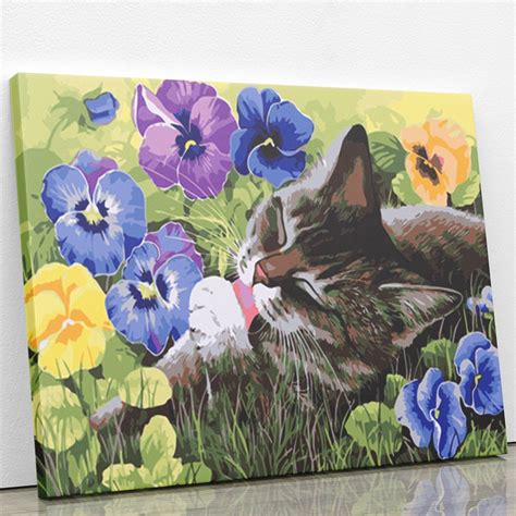 Kot czyścioch Malowanie po numerach 50x40 cm ArtOnly Sklep EMPIK