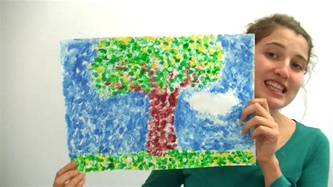 Cuadro Pintura Dactilar Infantil Youtube