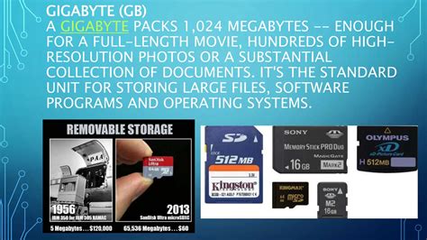 Unit Of Memory Measurement Bit Byte KB MB GB TB PB PPT