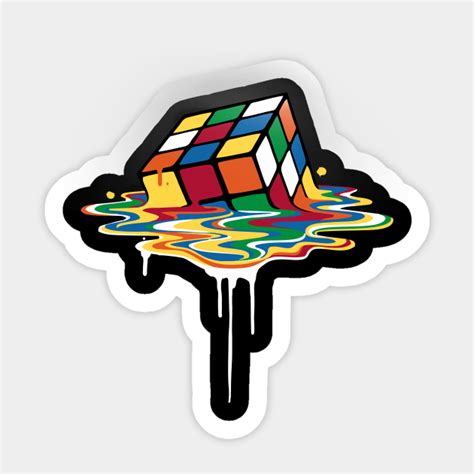 Melted Rubik S Cube By Arashiyuka Rubiks Cube Cube Custom Stickers
