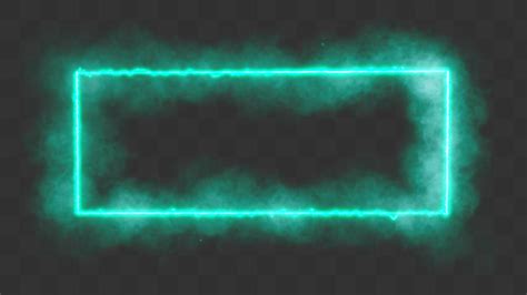 Neon Rectangle Border Hd Transparent Neon Border Webcam Light Effect