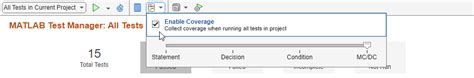 manage matlab tests and results for projects matlab mathworks 中国