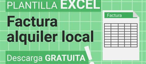 Plantilla De Factura Para Alquiler De Local Descarga Gratis Y
