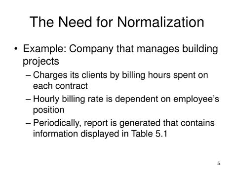 ppt normalization of database tables powerpoint presentation free download id 502301