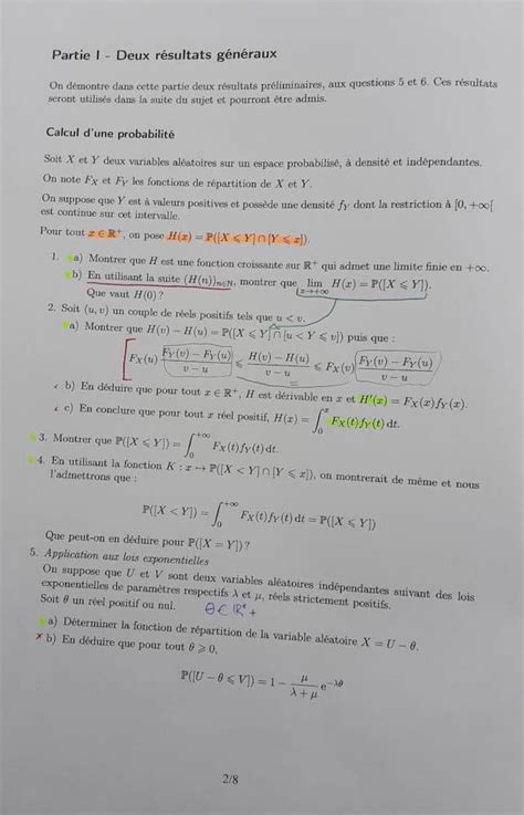 Math Matiques Hec Essec Ece Sujet Mister Pr Pa