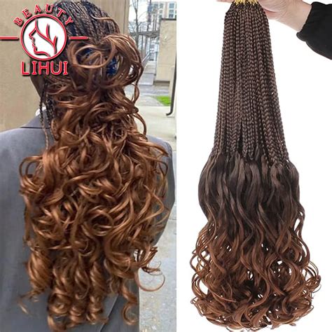 14 Inch Short French Curl Crochet Braids Pre Looped Kid Friendly French