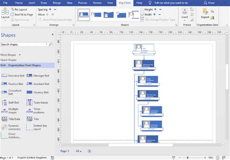 How To Create An Organizational Chart In Visio Edrawmax