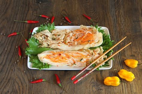 Salade De Kimchi Salade De L Gumes Ou De L Gumes Ferment S La