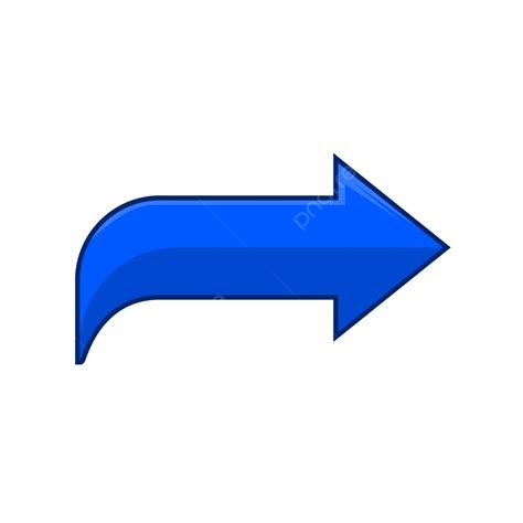 Vetor De Sinal De Seta Azul Png Azul Flecha Sinal Imagem Png E