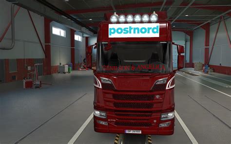 ETS2 Big Lightbox Scania R And S 2016 Postnord 1 39 X Euro Truck