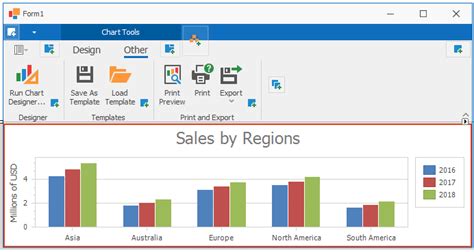 chart ribbon and toolbars wpf controls devexpress doc