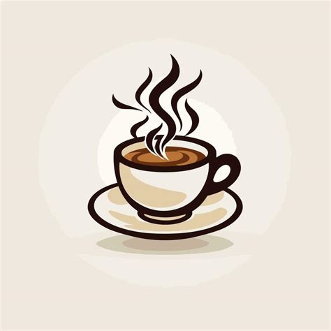 Coffee Cup Vector Logo Design Premium Coffee Shop Logo Cafe Mug Icon