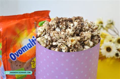 3 Receitas De Pipoca Doce Nutella Leite Ninho E Ovomaltine Receita