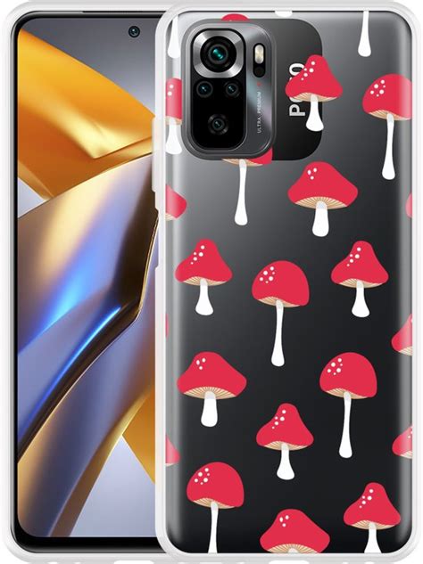 Hoesje Geschikt Voor Xiaomi Poco M5s Paddenstoelen Bol