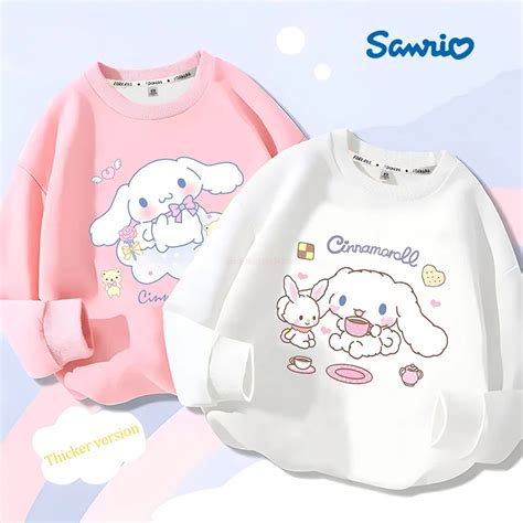 Nowa Kresk Wka Sanrio Cinnamoroll Wz R Dziewcz Ca Bluza Jesienna I