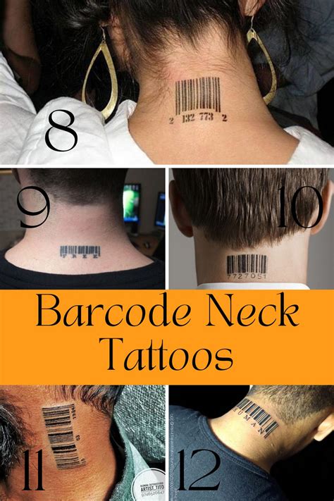 27 Cool Barcode Tattoo Ideas Designs Tattooglee Body Tattoos All Tattoos Temporary Tattoos