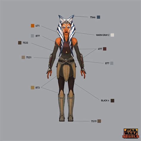 Pantone Ahsoka Tano Star Wars Rebels Star Wars Ahsoka