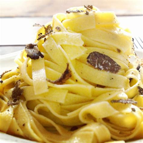 Tagliatelle Con Il Tartufo Tagliatelle With Truffle Passion And Cooking