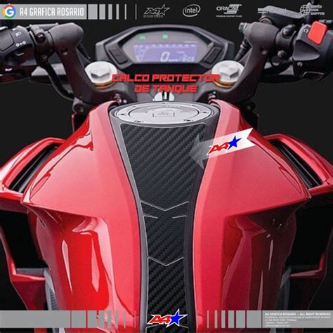 Calco Protector De Tanque Honda Cb190r Vinilo Carbono En Venta En