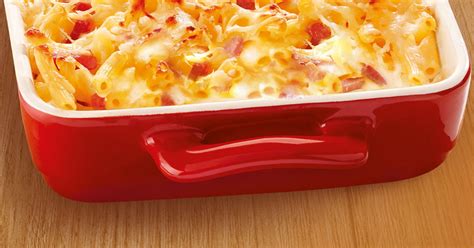 Gratin de Macaroni Jambon fumé Marie