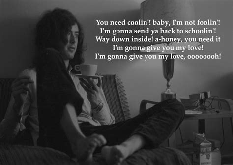 Led Zeppelin Whole Lotta Love Lyrics Great Rock Metal Album Cover