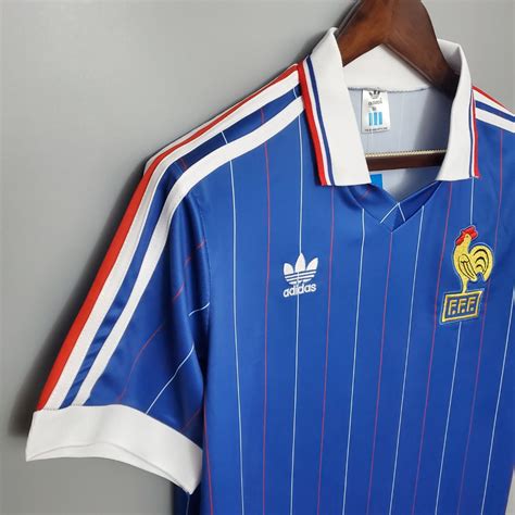 Koszulka Piłkarska Francja Retro Home World Cup 1982 Adidas KOSZULKI i