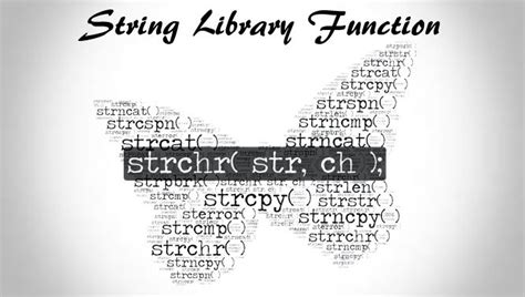 c string library function strchr example and explanation