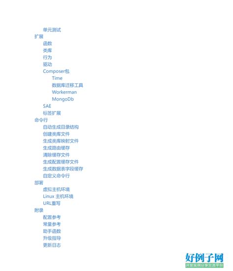 《thinkphp5 0完全开发手册》 pdf 新手入门必备 开发实例、源码下载 好例子网