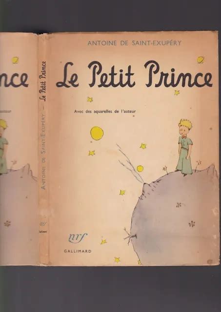 ANTOINE DE SAINT Exupéry Le Petit Prince Gallimard Paris 1951 R EUR 250