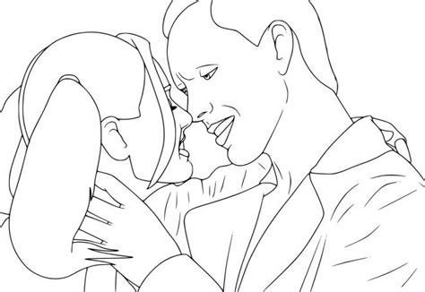 Coloriage Joker Embrasse Harley Quinn Dessin Gratuit Imprimer