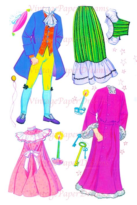Vintage Paper Doll Printable Pdf Cinderella Paper Doll 70s 1970s Prince Princess Paper Doll