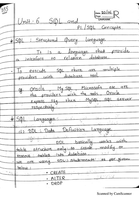 PL SQL Functions NOTES Database Management Systems Studocu