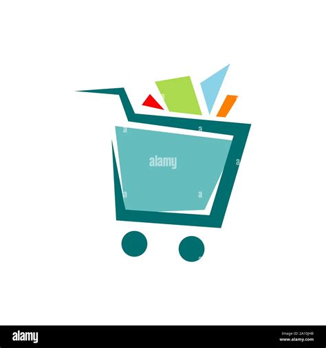 Un carro compras logotipo Ícono diseño comprar símbolo ilustraciones