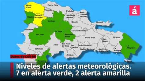 Cuáles provincias mantienen las alertas meteorológicas y cuál es el