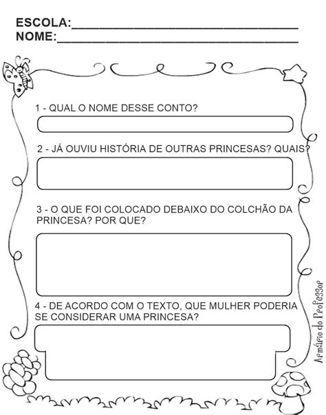 Sequência Didática A Princesa e a Ervilha