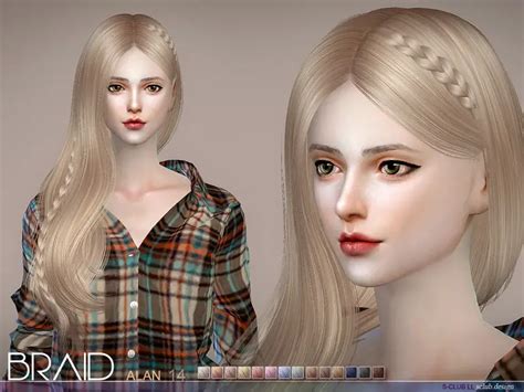 Sims 4 Braided Hair