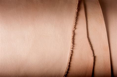 Textura De Cuero Curtido Vegetal Materia Prima Para El Trabajo Del