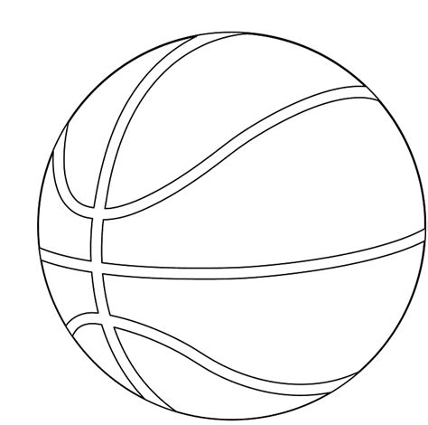 Dibujos De Pelota De Baloncesto Para Colorear Para Colorear Pintar E