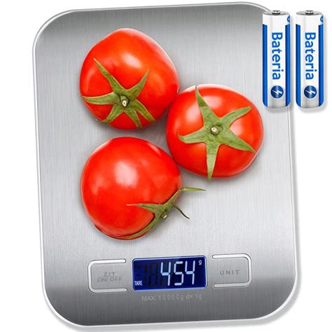 ELEKTRONICZNA CYFROWA WAGA KUCHENNA PRECYZYJNA LCD Do 10kg STAL