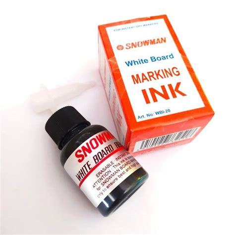 Refill Tinta Spidol Papan Tulis Whiteboard Snowman WBI 20 Lazada