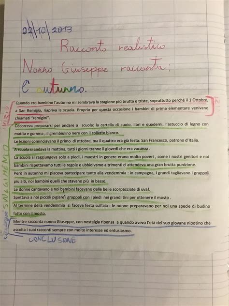 Quaderno Di Italiano Classe III Testo Narrativo 3 Blog Di