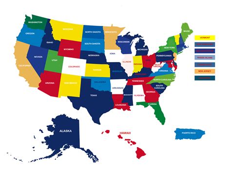 Us States Map Transparent Images And Photos Finder