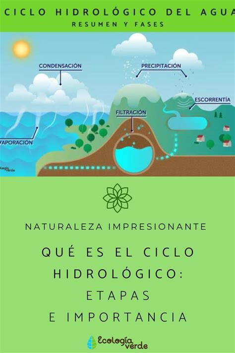 The Water Cycle Is Shown In Spanish