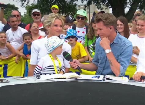 Le fils de Marion Rousse et Julian Alaphilippe fait sa première télé et