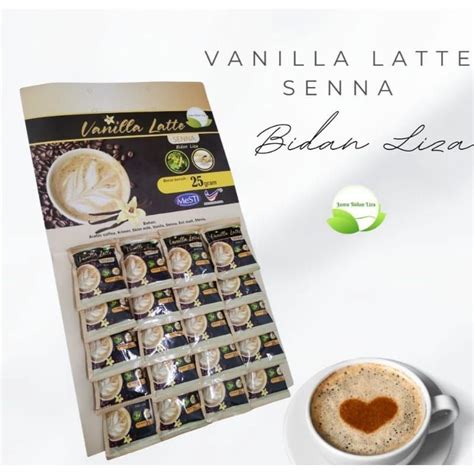 VANILLA LATTE SENNA By BIDAN LIZA HQ ORIGINAL Ready Stock Shopee