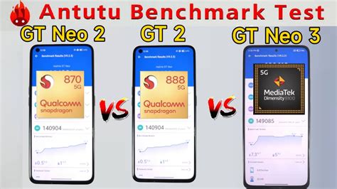 Realme GT Neo 3 Vs GT 2 Vs GT Neo 2 Epic Antutu Benchmark Comparison