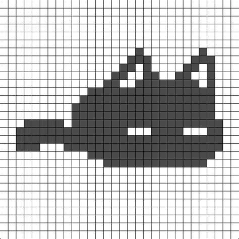Omori Mewo Cat Perler Bead Pattern Bead Sprites Characters Fuse