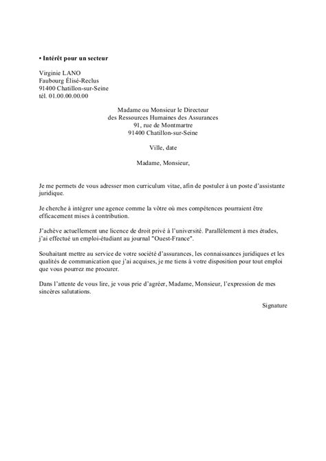 Lettre De Motivation Simple Et Courte Pour Un Stage Financial Report