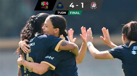 Resumen Pumas Femenil aprueba su examen ante Atlético de San Luis