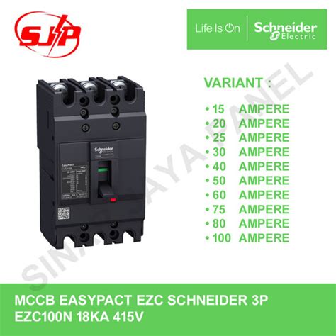 Jual Mccb Easypact Ezc N Schneider P A A A A A A A A